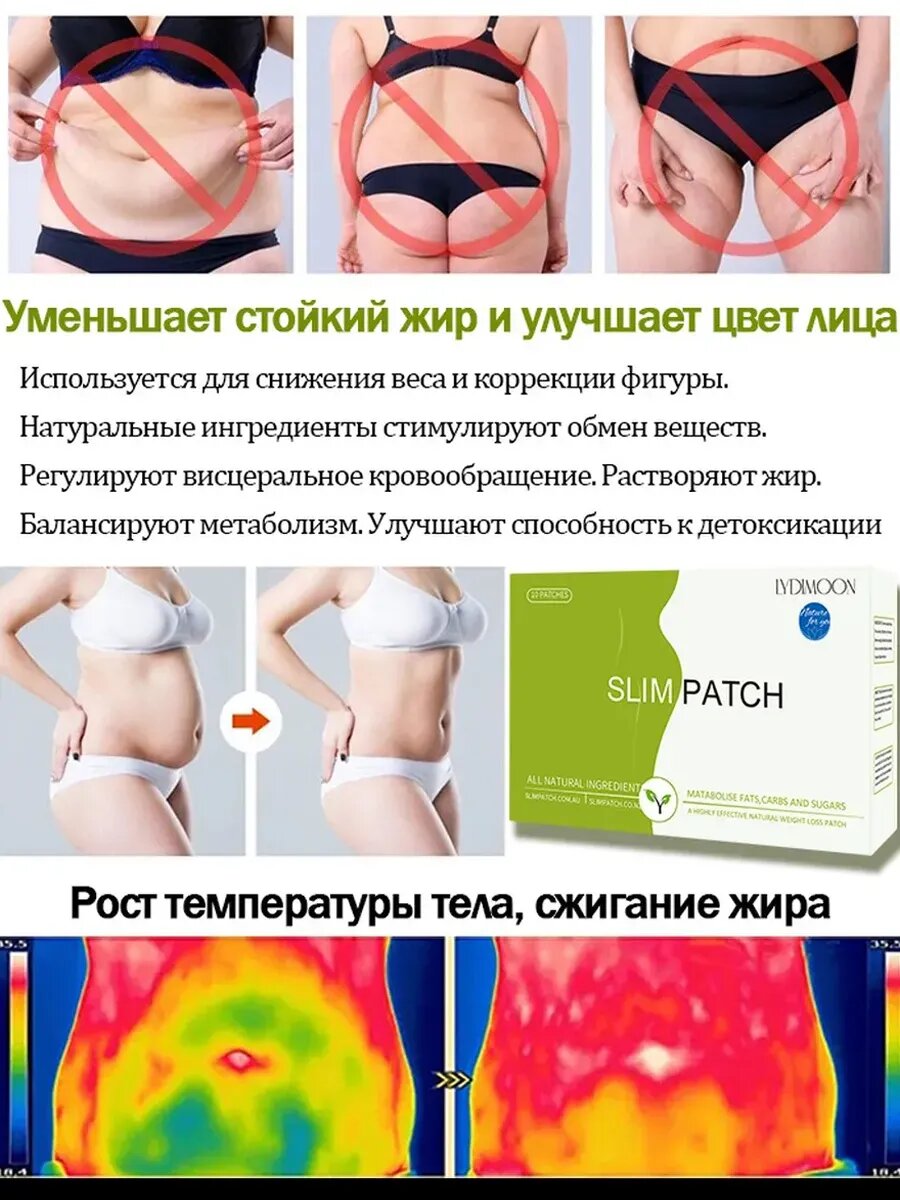Пластырь для похудения на живот для женщин