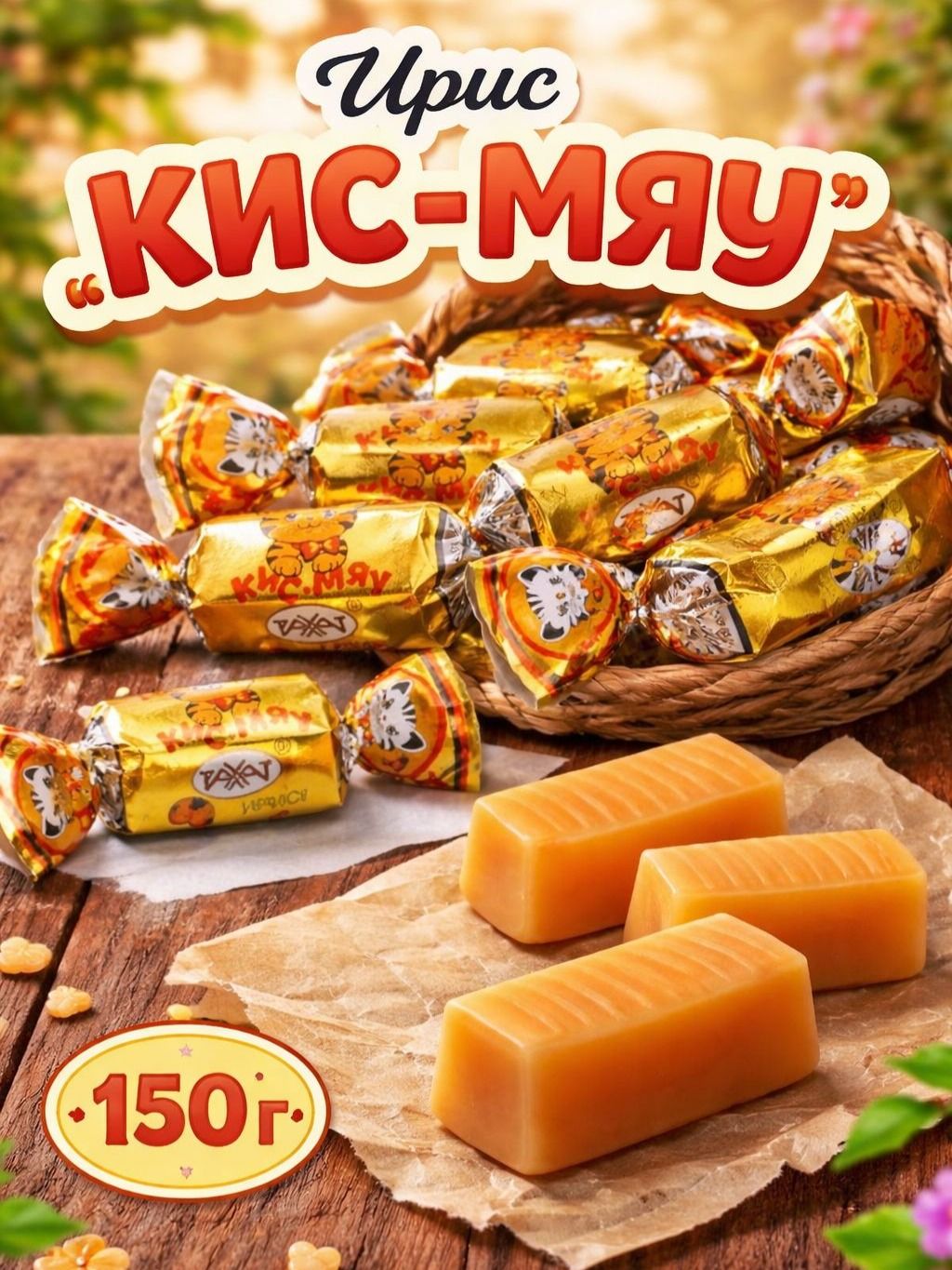 Рахат Ирис "КИС-МЯУ" 150 гр