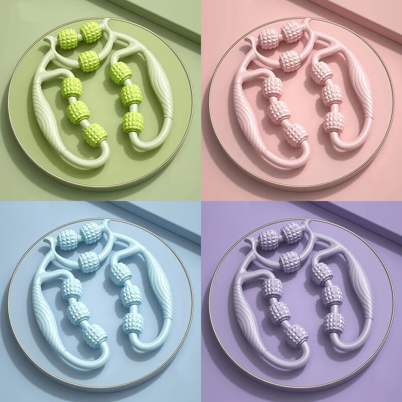 9-колесный роликовый массажер для ног PKFC 1pc random color