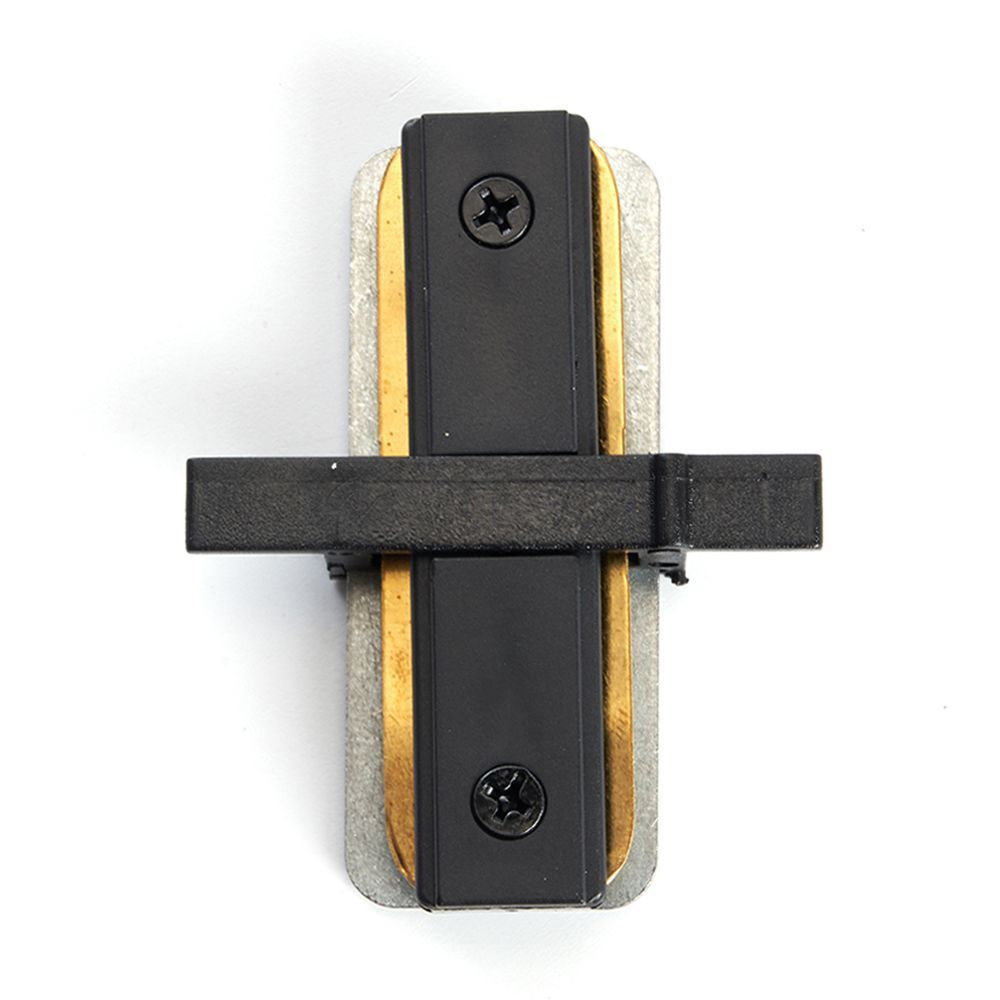 Коннектор прямой однофазный для встраиваемого шинопровода, черный, LD1004 FERON 10358