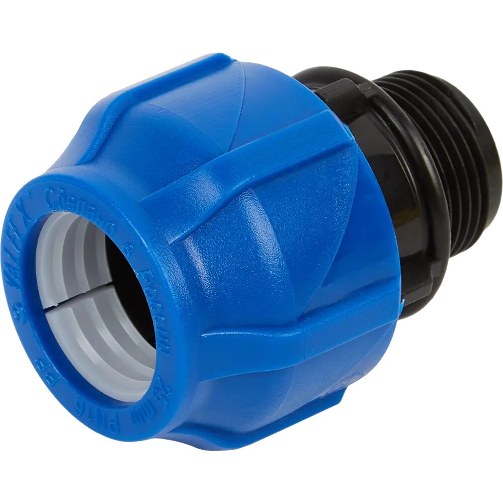 Муфта переходная ПНД Valfex ø3/4"х25 мм наружная резьба - 5 шт.