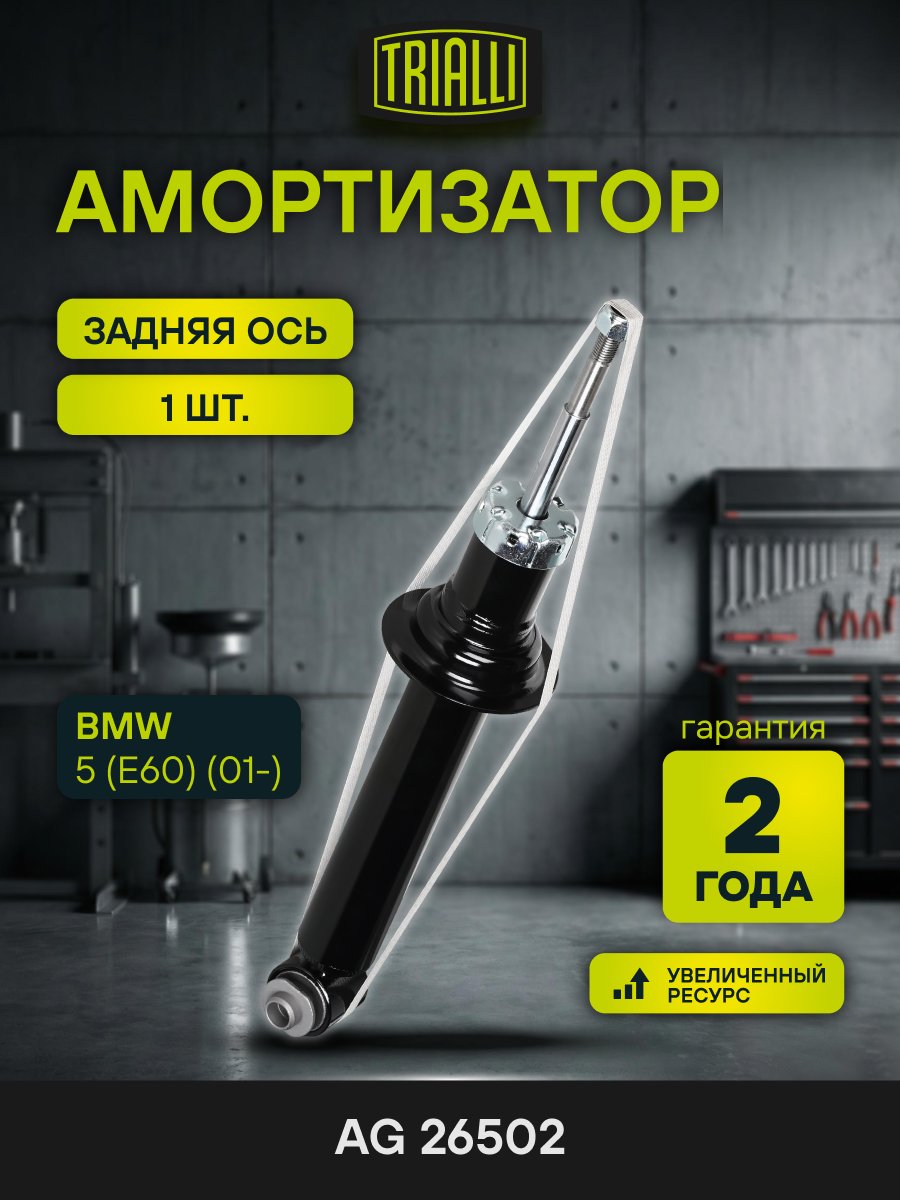 Амортизатор для BMW 5 (E60) (01-) задний