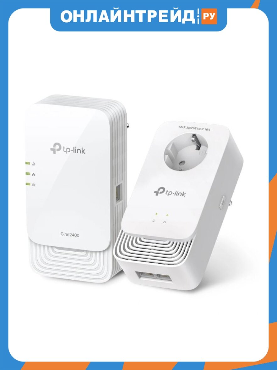 Комплект Powerline-адаптеров Tp-link PGW2440 KIT