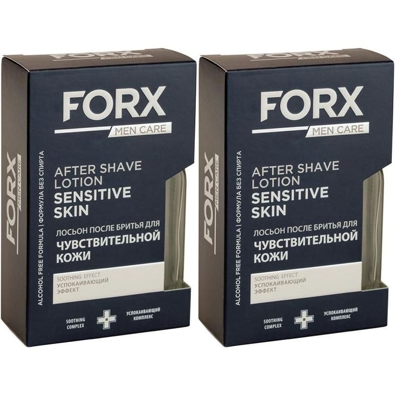 Лосьон после бритья Forx Men Care Sensitive Skin 100 мл, набор: 2 штуки