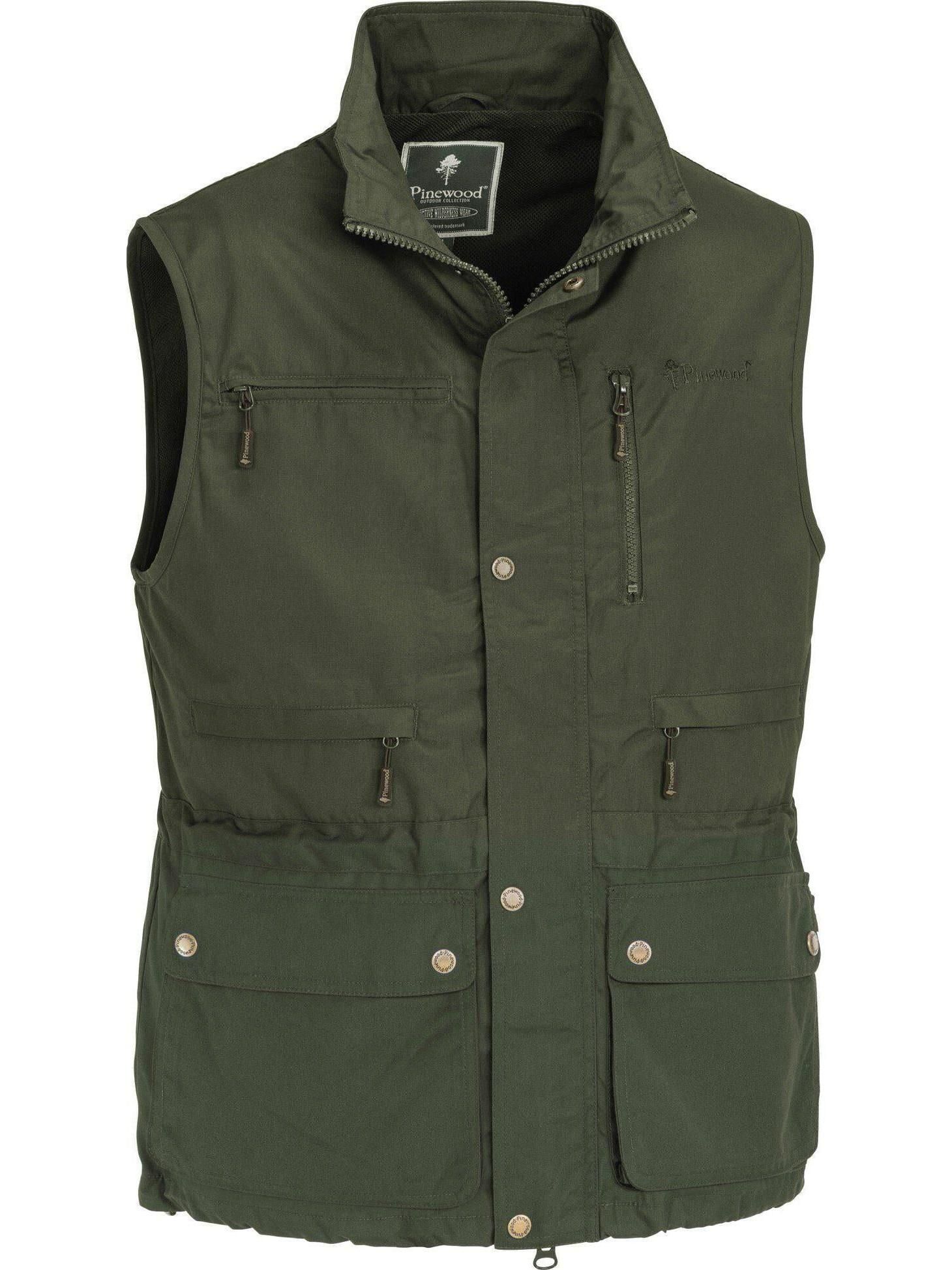 Жилет Pinewood Tiveden Vest Outdoorweste, зелёный, 5XL