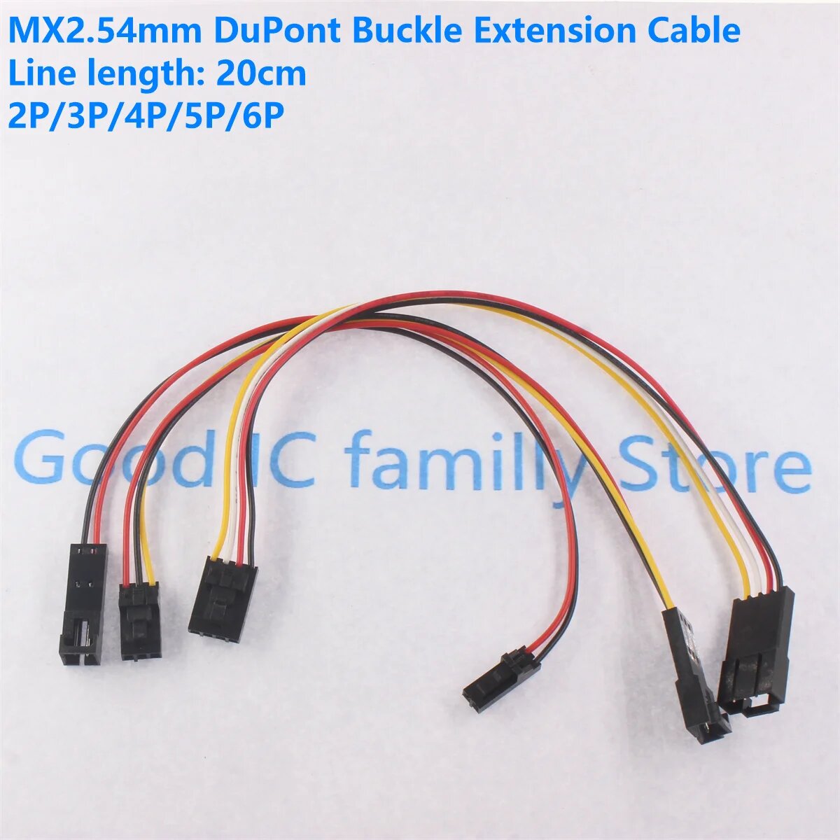 MX2.54 DuPont разъемы с замком 2P 3P 4P 5P 6P 7P 8P 9P 10P 2P 20cm 2SETS