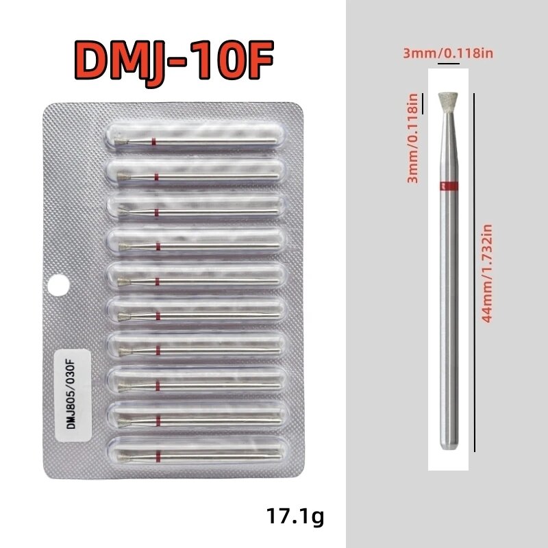 Насадки для маникюрного сверла Easy Nail 10 шт 10F