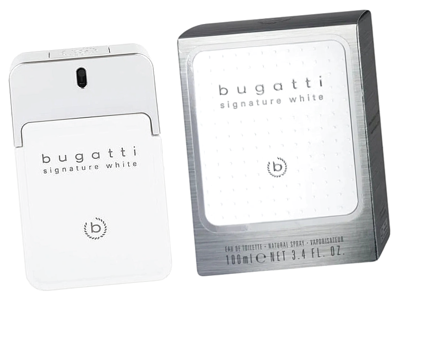 Eau de toilette Bugatti Signature White мужская 100 мл / Бугатти Сигнатюр Вайт