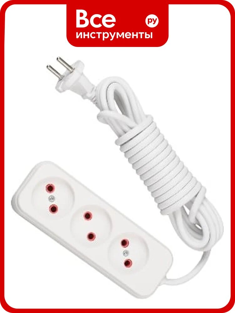 Удлинитель Lezard 3 гнезда 3м 720-0303-303