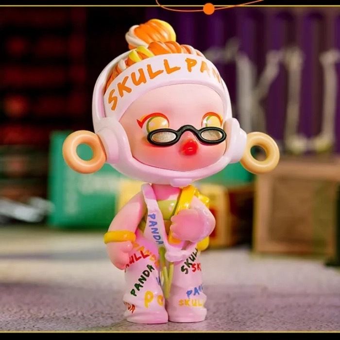 Popmart Коллекционная фигурка Skullpanda Hype Panda, декоративная игрушка, подарок
