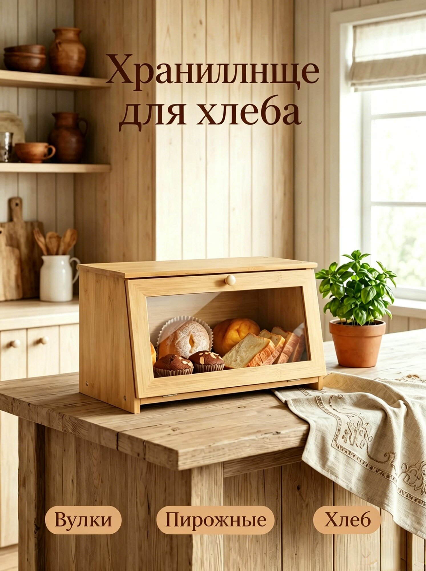 Хлебница, 39 см