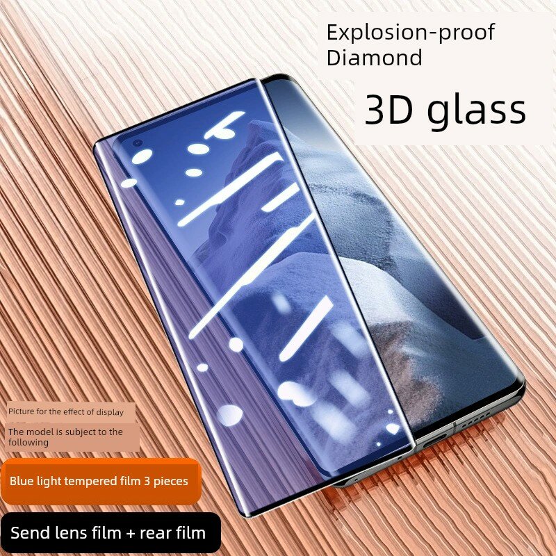OPPO Reno7 Гибкий защитный экран с блокировкой синего света из закаленного стекла для ухода за глазами, 3 шт.