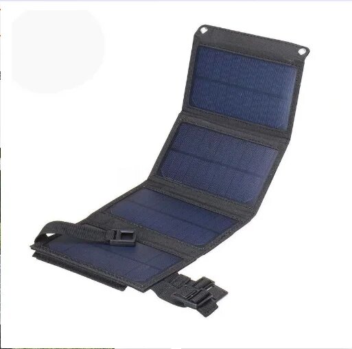 Складная солнечная зарядная панель 14Вт Черный, black 4 in 1-20w
