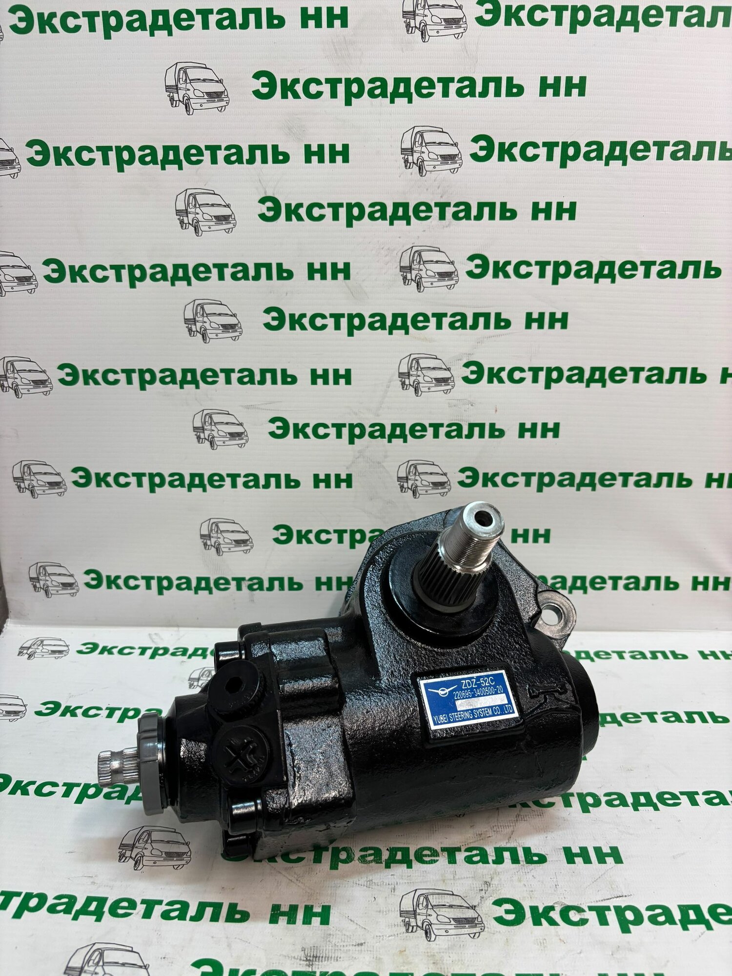 Механизм рулевой УАЗ-2206, 3741, 3962 (входной вал шлицевой) (YUBEI)