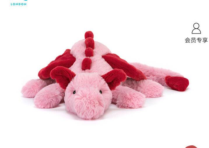 Британская серия плюшевых игрушек Jellycat Коллекция Бартоломью Медведь Дракон Матча Кролик Бонни Подарок на День Св.