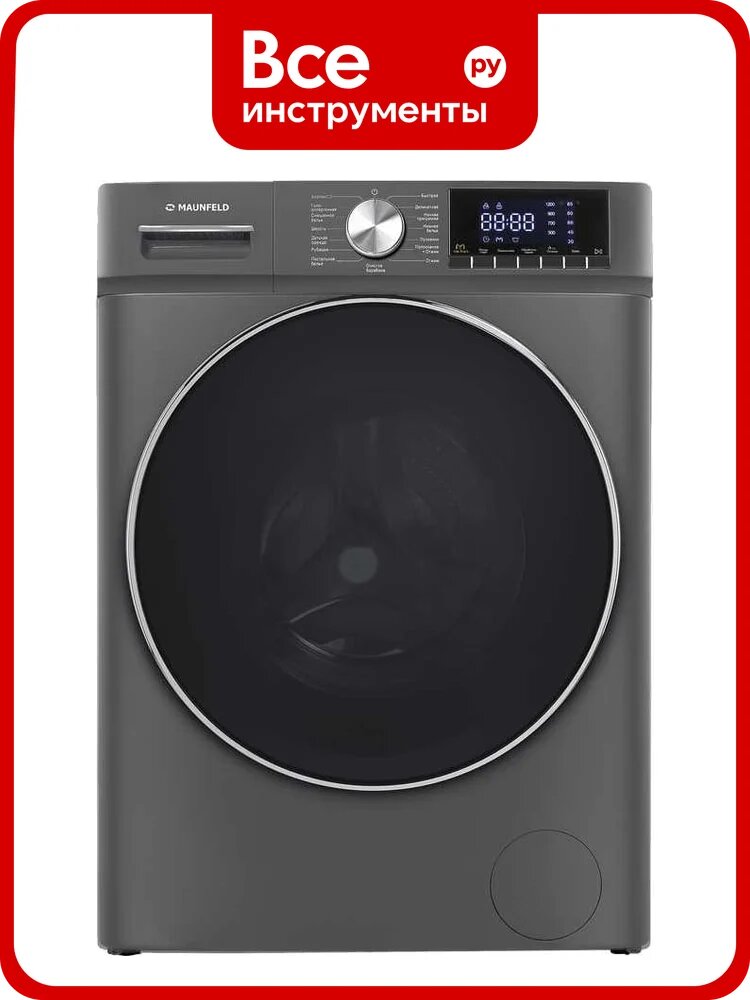 Стиральная машина c инвертором и паром MAUNFELD MFWM127ISB02