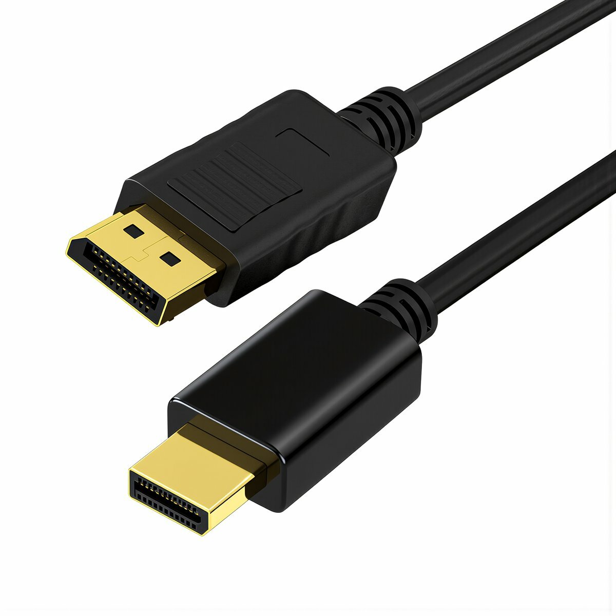 Кабель DisplayPort с позолоченными контактами 4K 60Hz полный медный сердечник для видеокарты монитора длина 0.5 метра, 1 метр