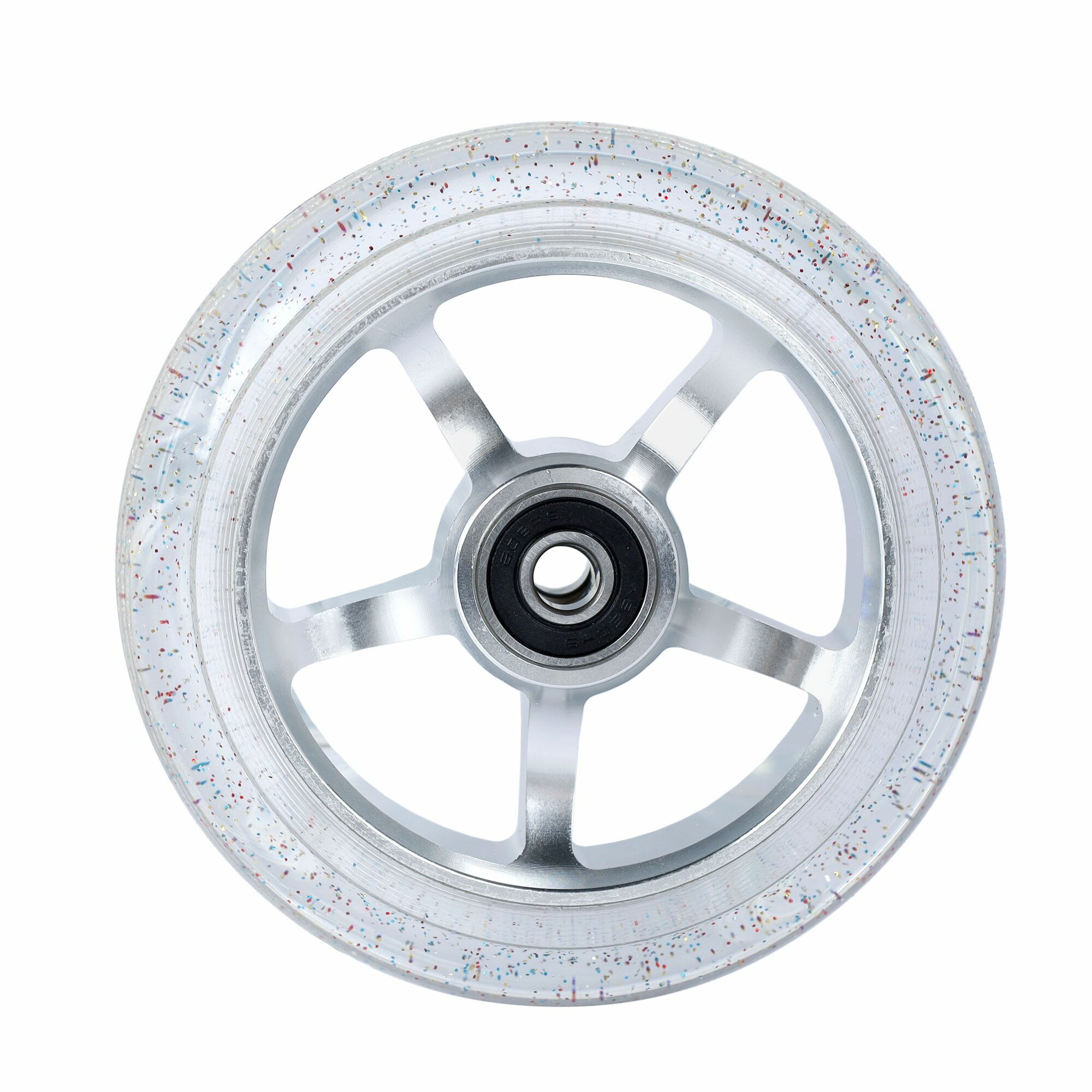 Колесо трюкового самоката Comiron 110мм. Alu JJ-031 Abec 9 5ST - Raw