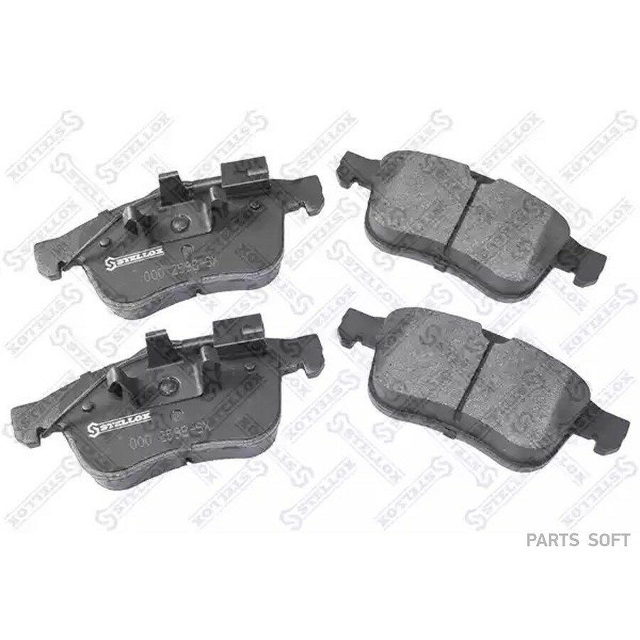 STELLOX 000259BSX 000 259B-SX колодки дисковые п! с антискр. пл.\ Fiat Doblo/Multijet 1.4/1.3D/2.0D 10>