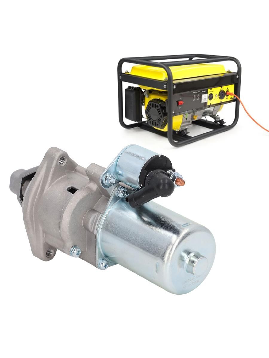 Стартер DC 12V CW CCW, 14 зубьев, межосевое расстояние 825 мм, для 188F 190F GX390 420, чугун и нержавеющая сталь, запуск генератора