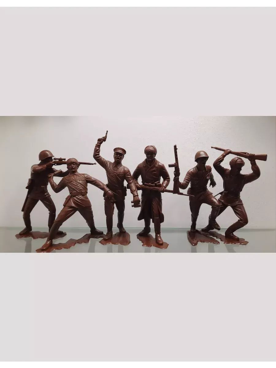 Набор солдатиков красная армия Ark Models (Арк Моделс) 150 мм 6 фигур, пластик