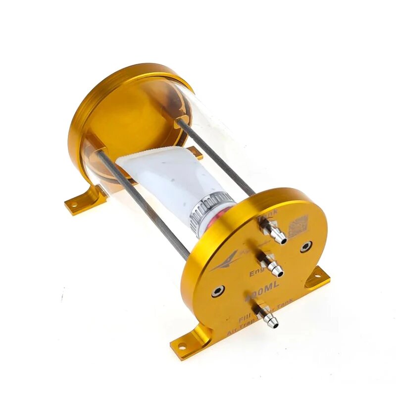 UAT CNC Ultimate Air Trap бак 400 мл для турбинного двигателя Желтый, 400ML diesel oil