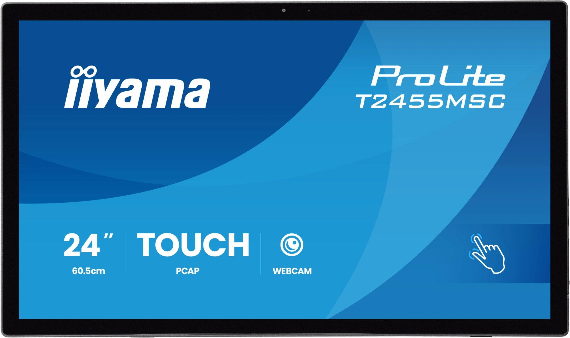 Монитор Монитор Iiyama 23.8" ProLite T2455MSC-B2 черный IPS LED 16:9 HDMI M/M Cam глянцевая 400cd 178гр/178гр 1920x1080 60Hz DP FHD USB Touch 4.4кг
