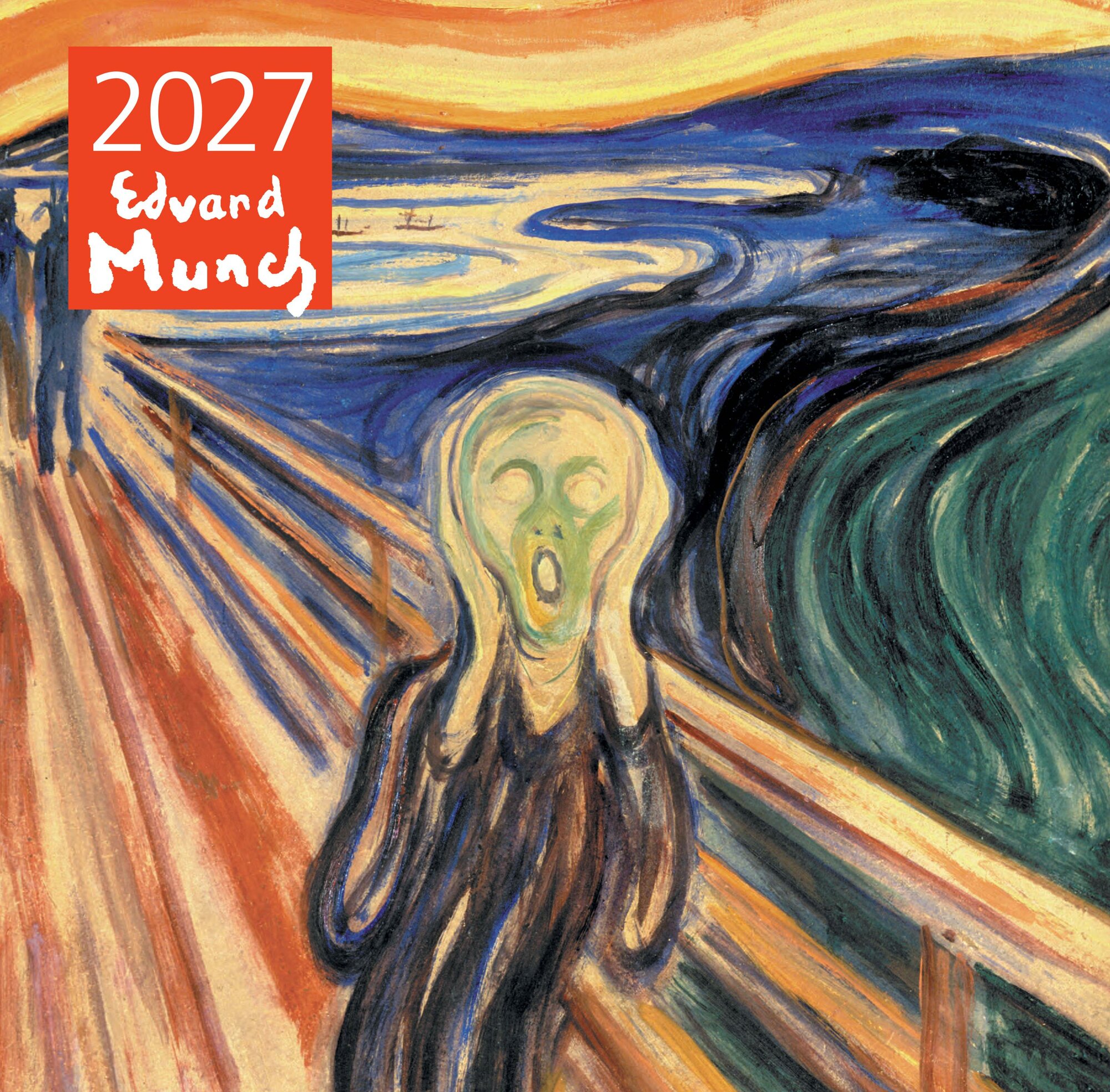 Календарь 2027г 300*300 "Эдвард Мунк" настенный, на скрепке
