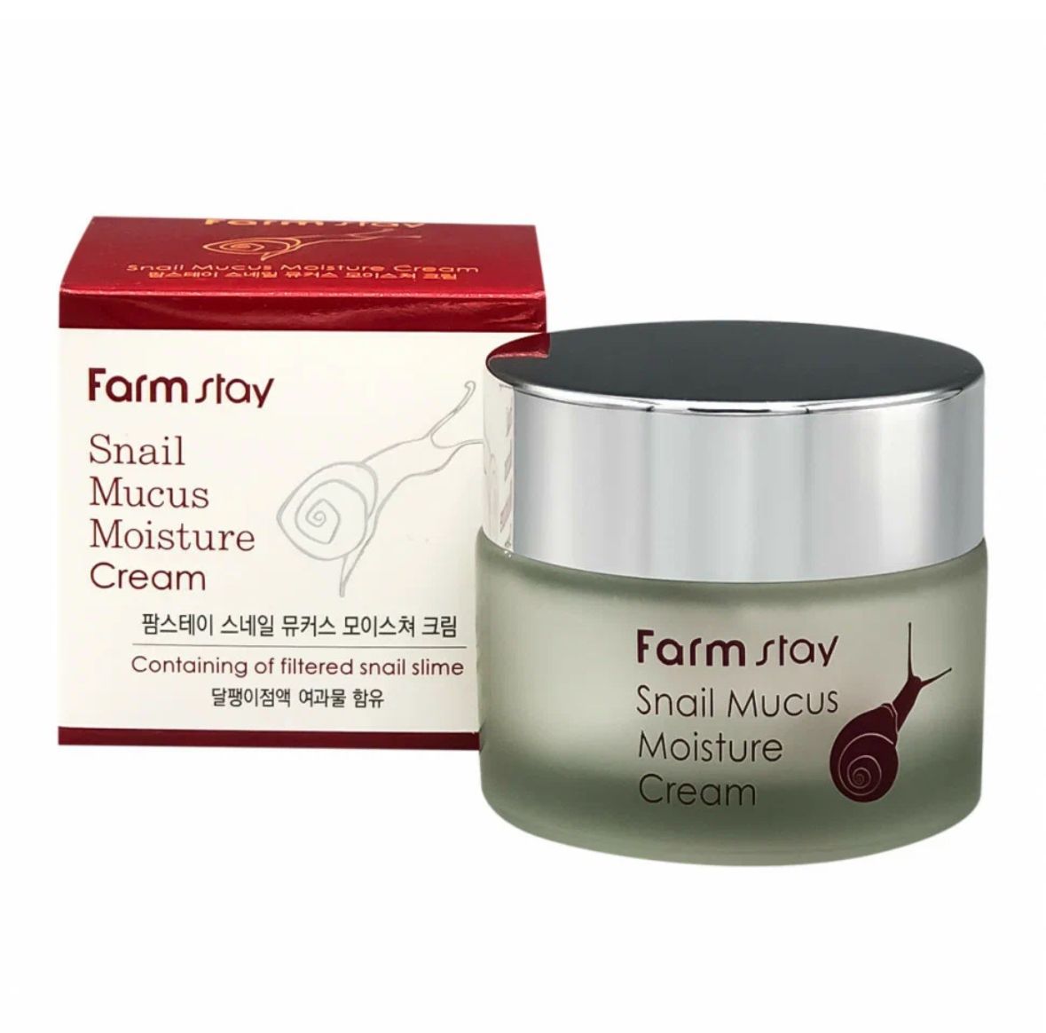 Snail Mucus Moisture Cream Увлажняющий крем с муцином улитки