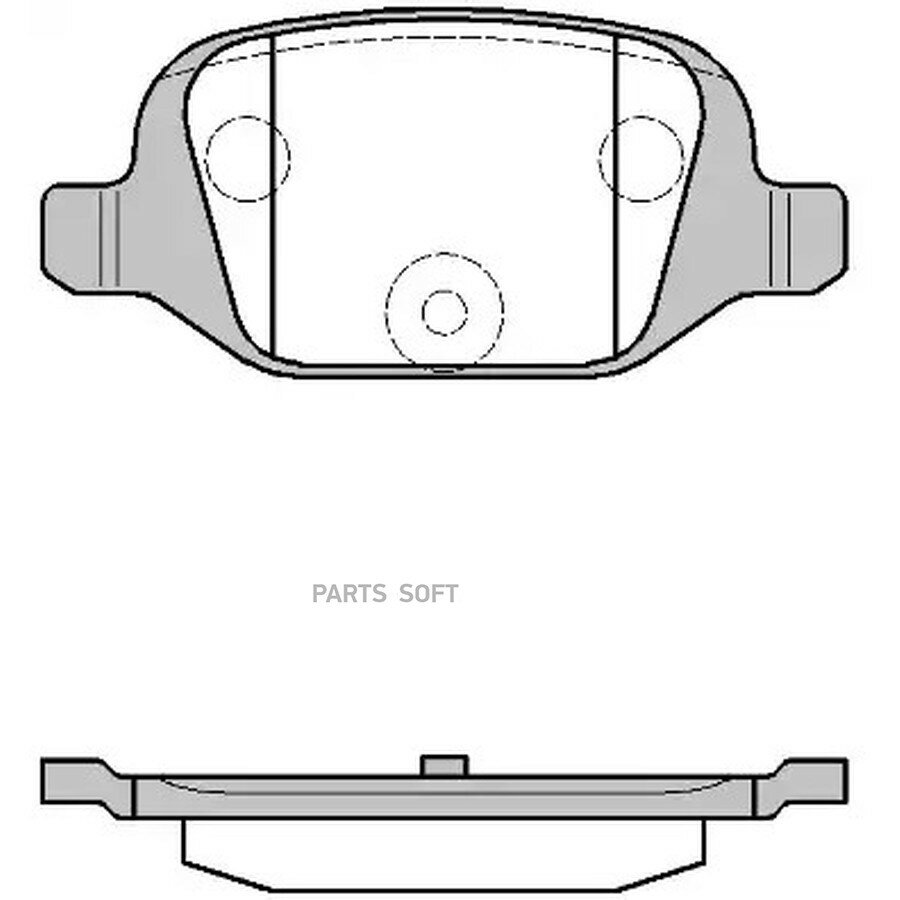 REMSA 072700 0727.00 727 00 колодки дисковые з.\ Fiat Punto II 1.8i 16V 130 HGT 99>/Doblo 1.2i/1.9D/JTD 02>