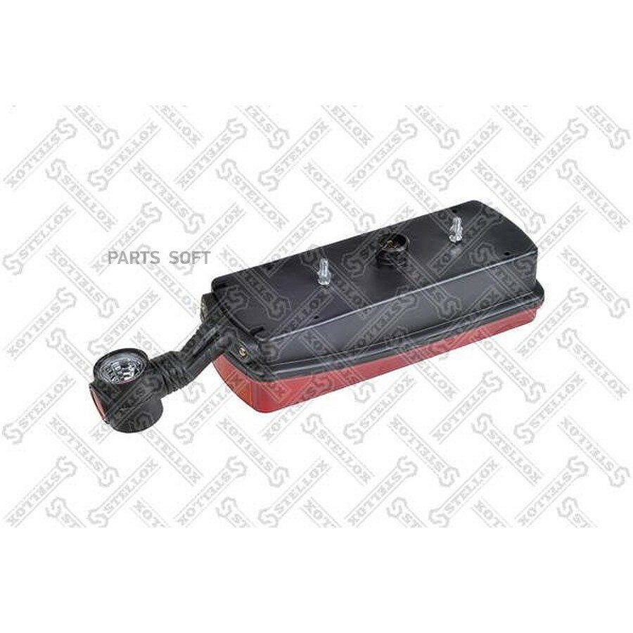 STELLOX 8737251SX 87-37251-SX фонарь задний! LH разъем 7-pol +Рог Ecopoint II красный край\ Kogel