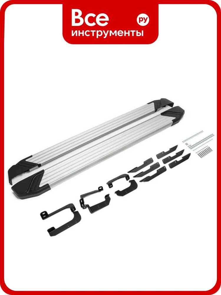 Пороги на автомобиль Rival Silver Exeed LX/Chery Tiggo 4 Pro/7/8/8 Pro/8 Pro Max F180AL.0905.2