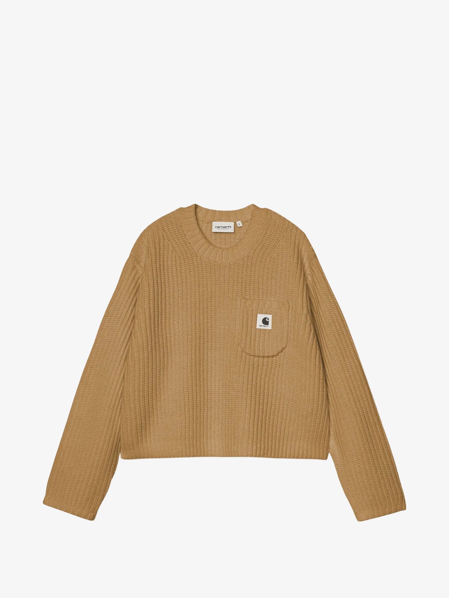 Свитер Mira ribbed-knit patch-pocket sweater