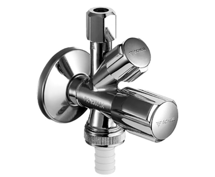 Вентиль Комбинированный угловой SCHELL 035450699