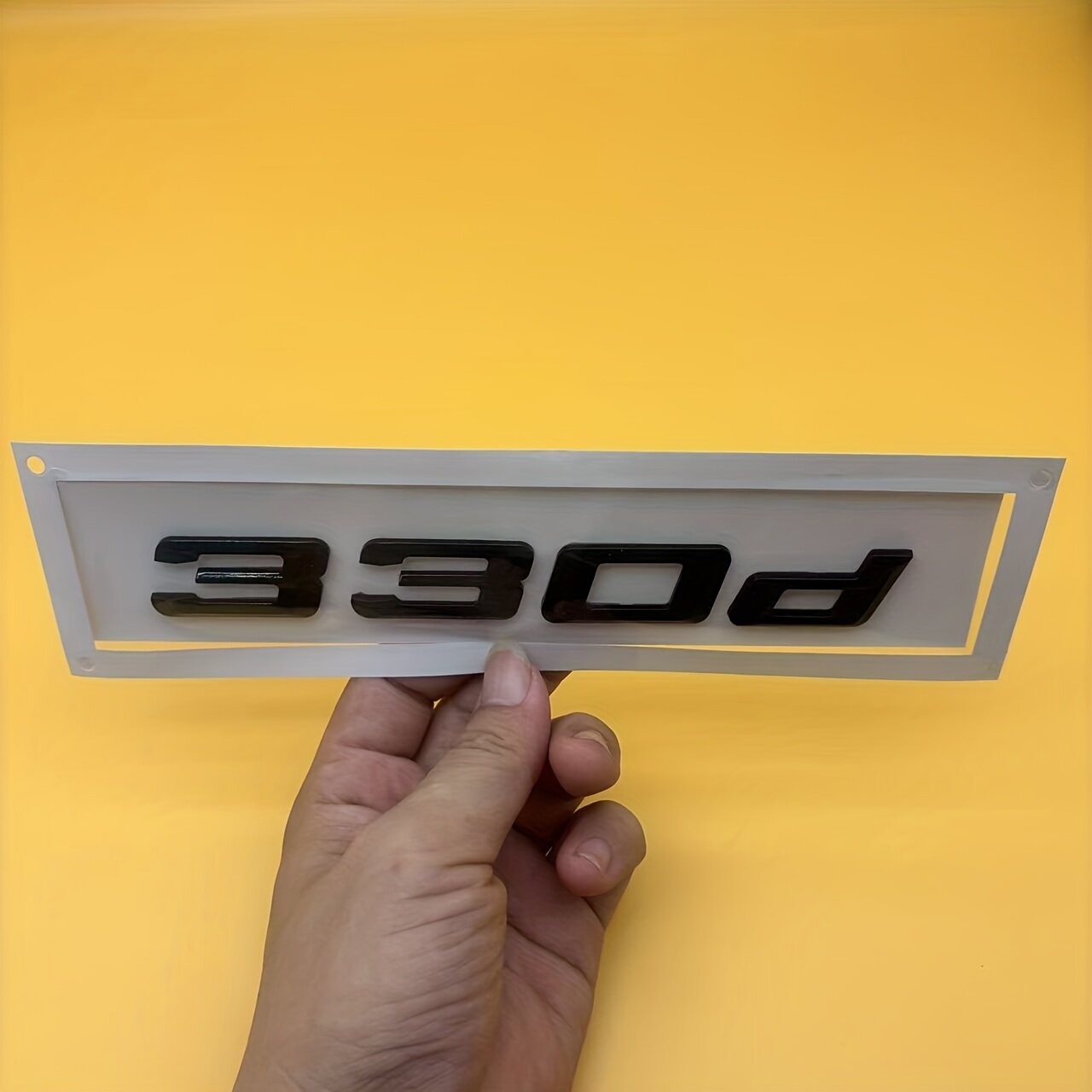 3D автомобильная эмблема на багажник, черный