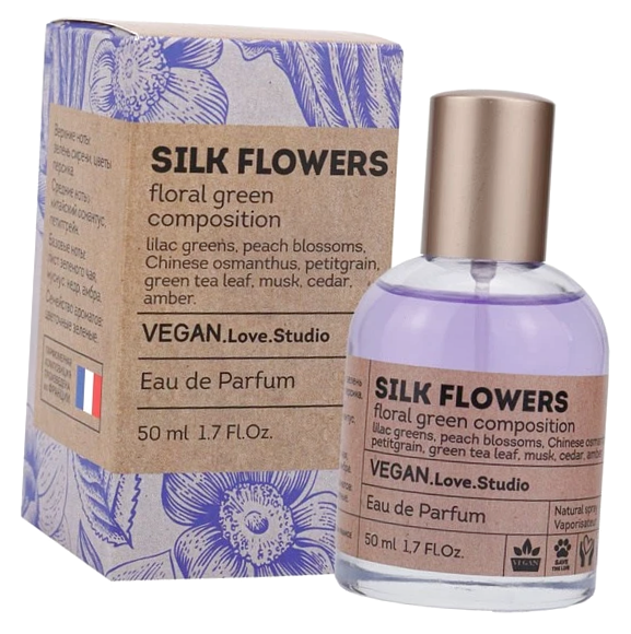 Delta Parfum Vegan Love Studio Silk Flowers женский парфюм 50 мл - Дельта парфюм Студио Флауэрс