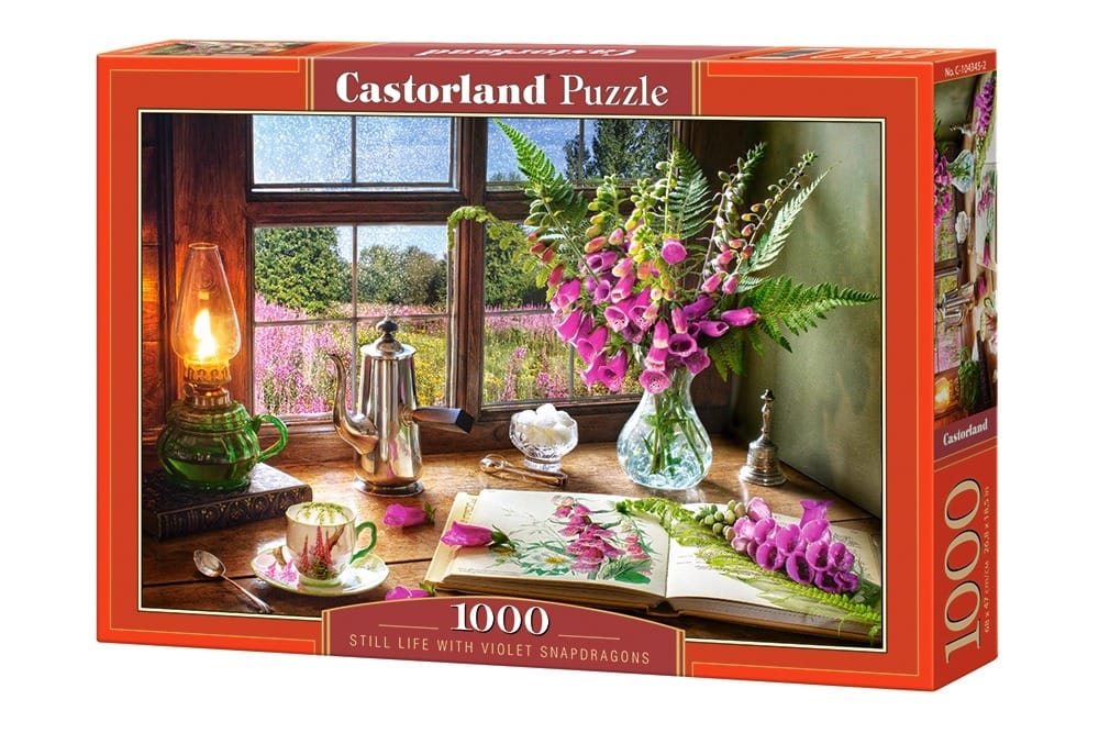 Пазл Castorland Still Life with Violet Snapdragons, 1000 элементов, 68x47 см