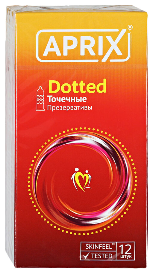 Презервативы априкс Dotted (точечные) №12
