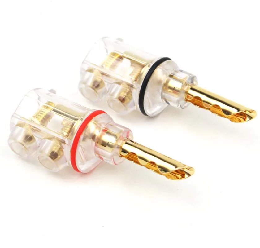 Colleimage высокопроизводительные позолоченные разъемы типа «банан» 8 мм 4pcs Gold plated