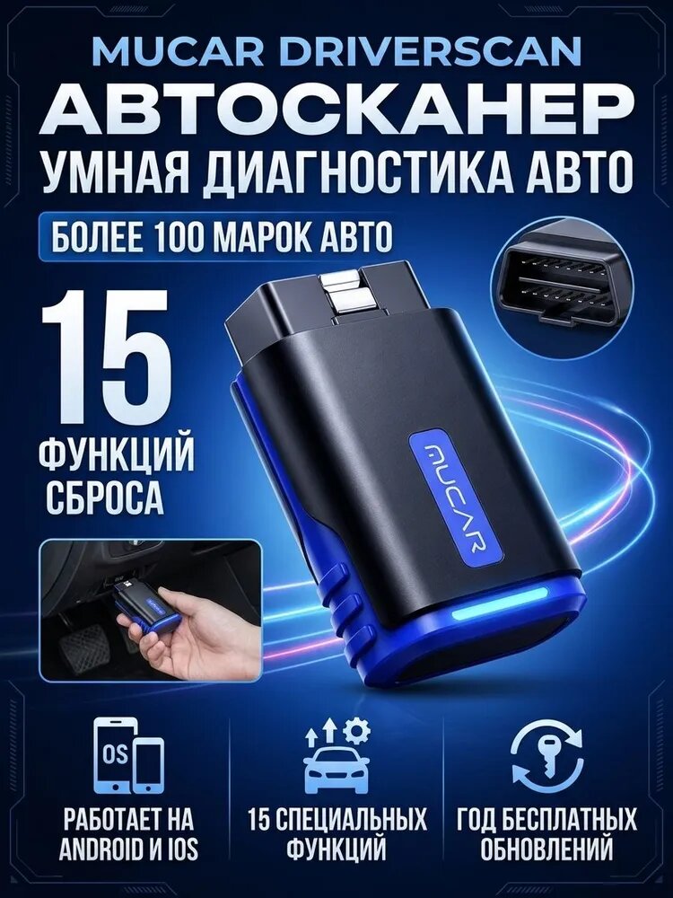 Автосканер Mucar Driverscan