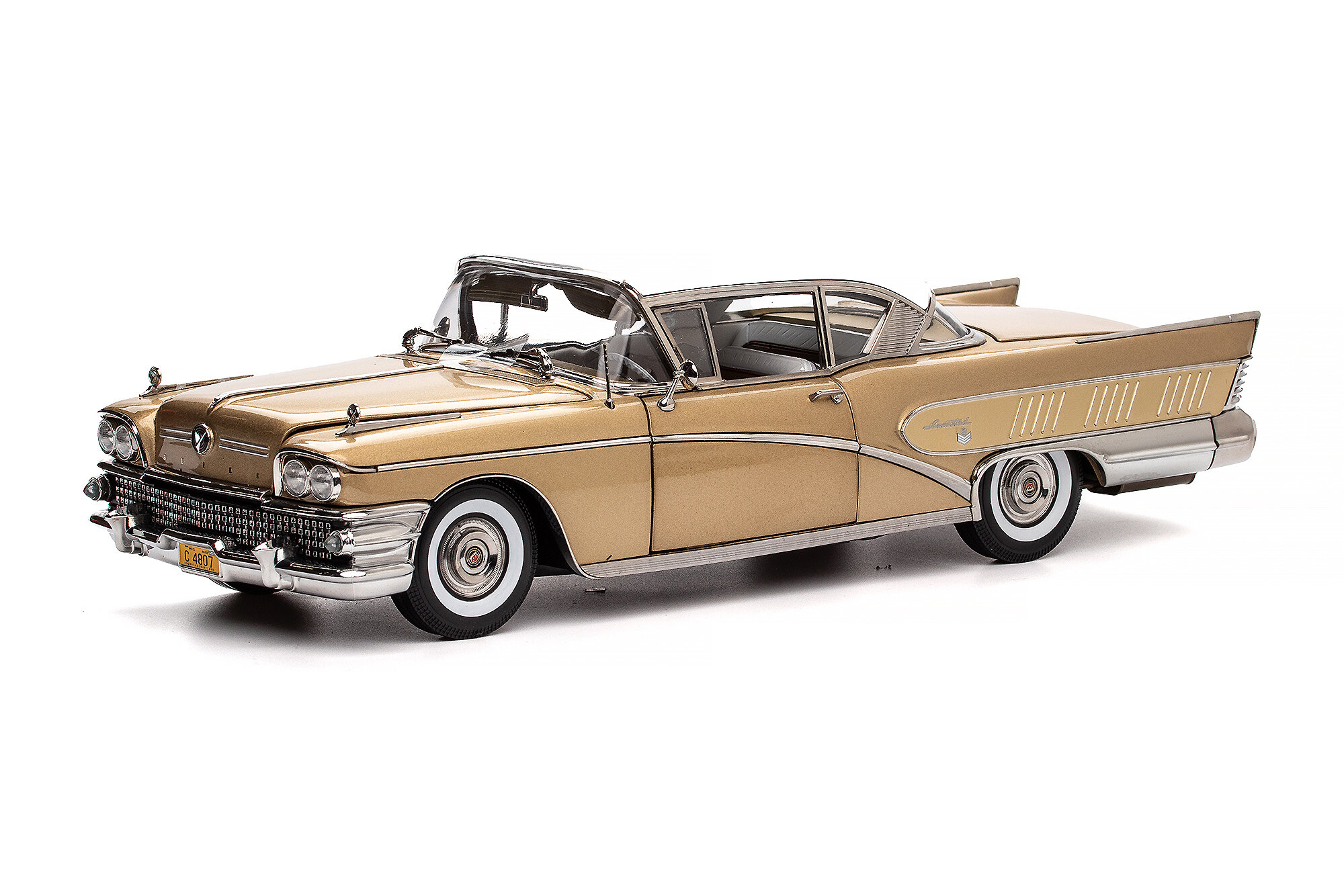 Модель коллекционная SUNSTAR Buick limited riviera coupe 1958 golden / бьюик ривьера купе золотистый