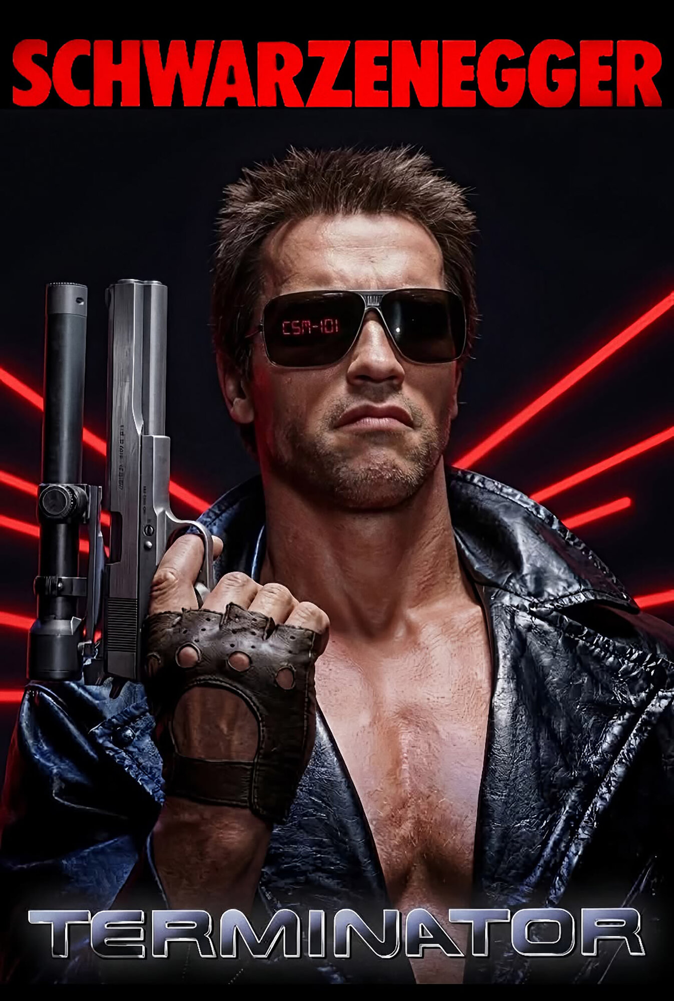 Плакат постер Terminator Терминатор - размер 60X90 см
