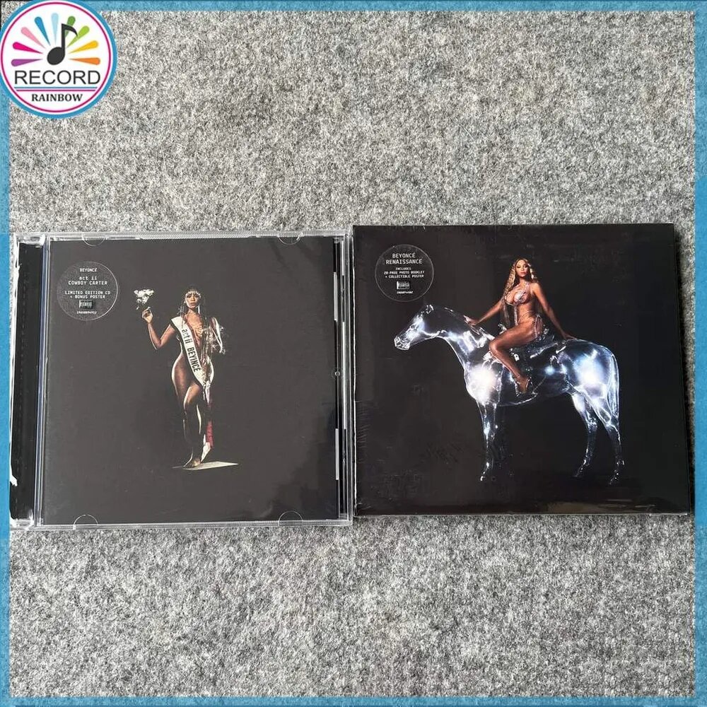 CD Beyonce Cowboy Carter & Renaissance 2 Albums Set CD OM03265 Альбом Совершенно новый
