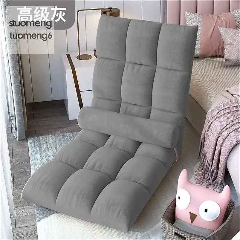 Прямой диван, механизм Реклайнер, 40х40х43 см, серый