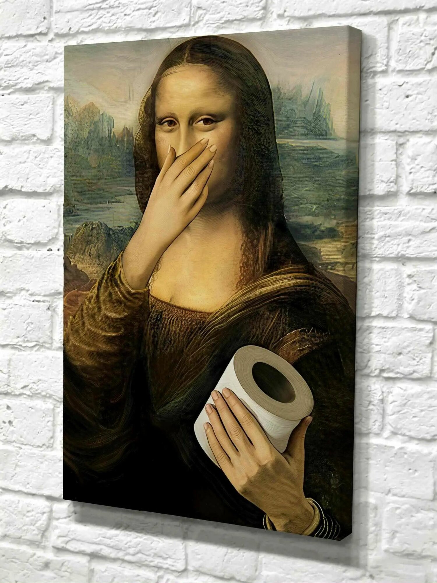 Картина "мона лиза" 55x75 см, 1