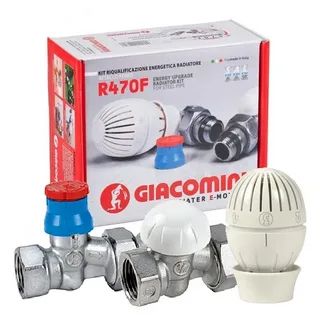 Комплект радиаторный термостатический прямой 3/4 Giacomini