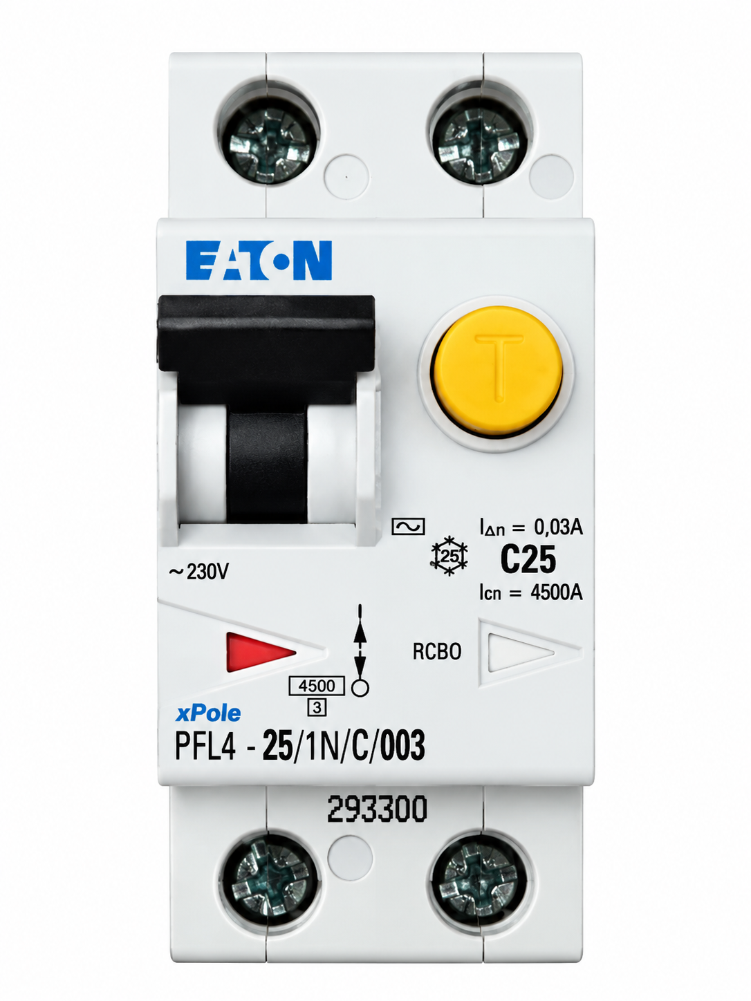 Дифференциальный автоматический выключатель ДИФ EATON xPole PFL4-25/1N/C/003