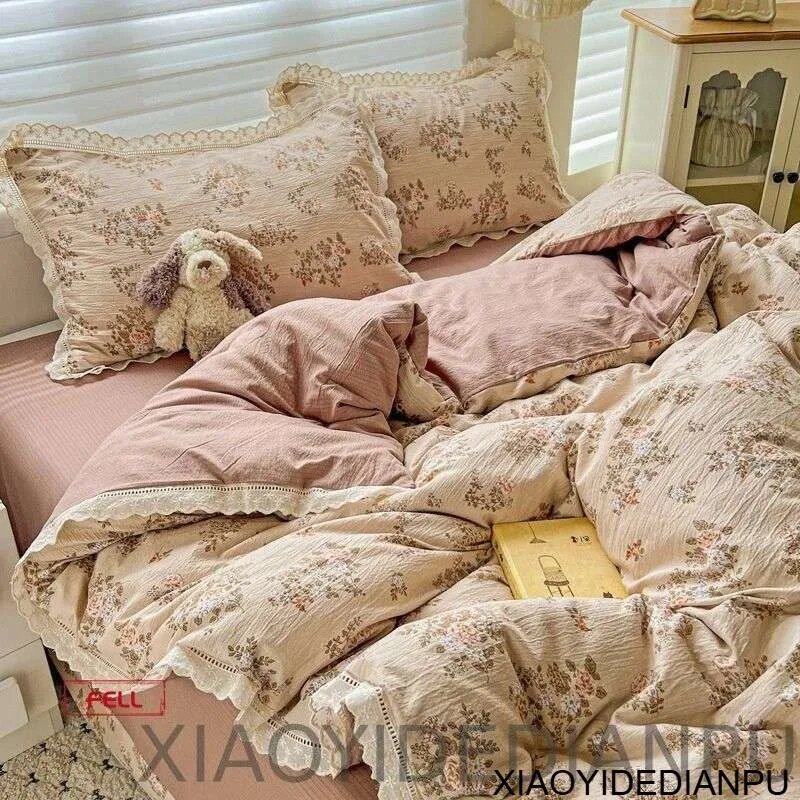 Комплект постельного белья 2-спальный жаккард 200x230 см, наволочки 48x74, простыня 245x250 см, цветсветло-коричневый
