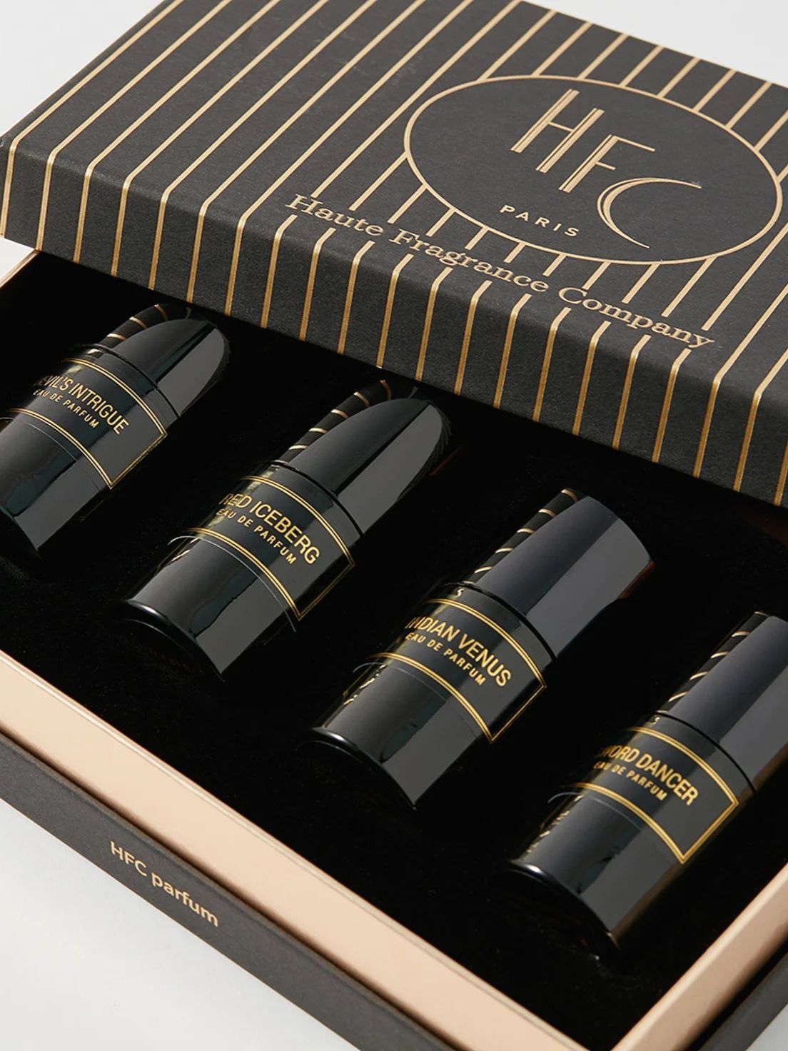 HFC Haute Fragrance Company Black Travel Set Asian / Набор миниатюр 4*15мл