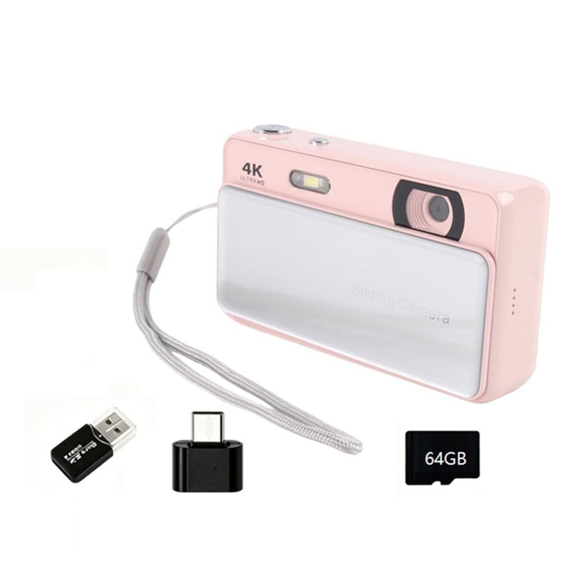 M15 4K HD Слайдовая Цифровая Камера 16X Зум 64GB
